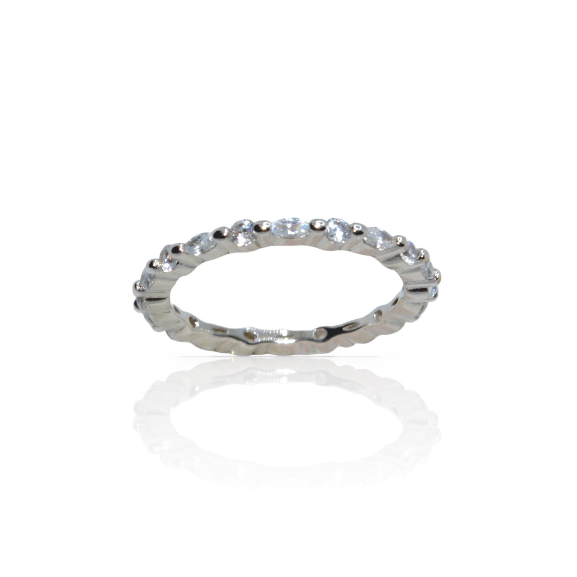 Diamond Cascade Ring